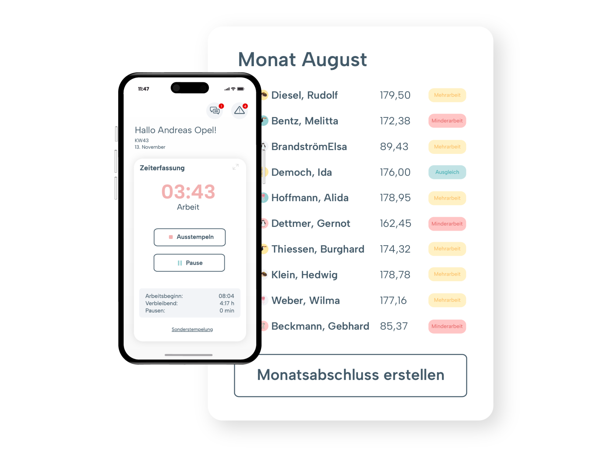 Zeitwirtschaft - BOS